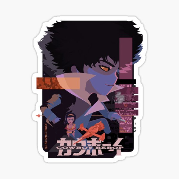 "Cowboy Bebop Vector" Sticker for Sale by KisekiSpace | Redbubble