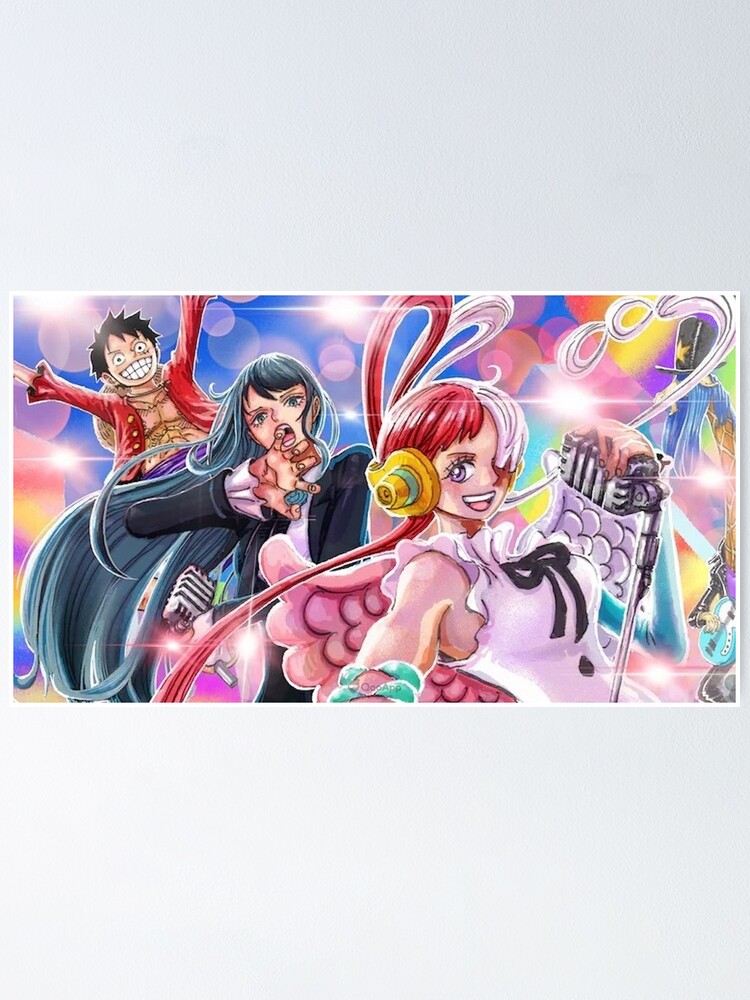 "Uta & Ado One Piece Movie Red" Poster for Sale by sun7flower | Redbubble