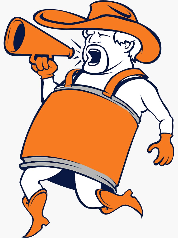 "Denver Broncos Barrel Man" Sticker for Sale by JaseyCorrea | Redbubble