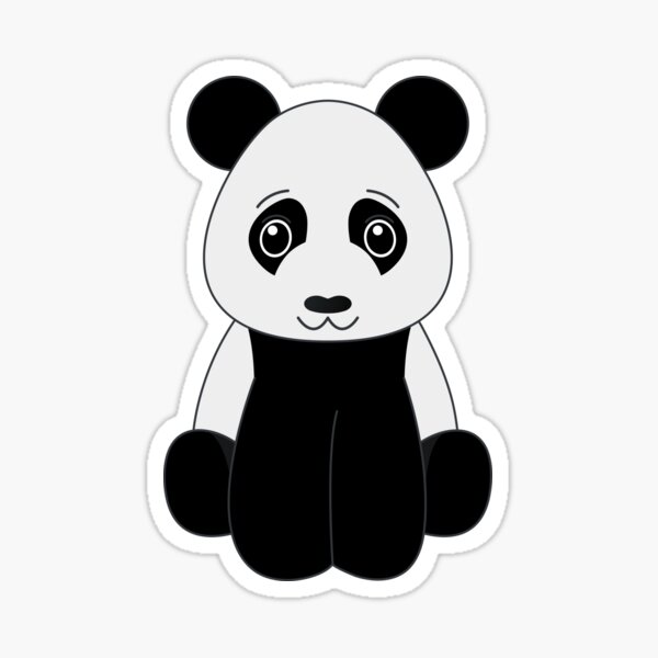 "Panda" Sticker by Samuel-Ruhland | Redbubble