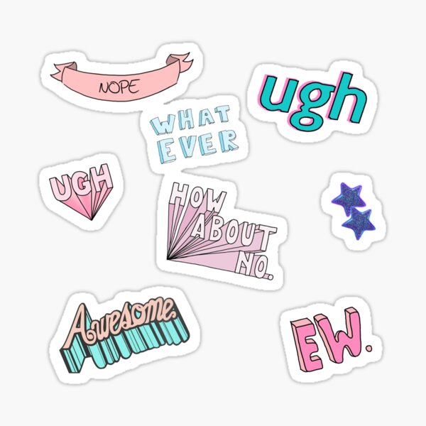 "tumblr variety pack" Sticker for Sale by stickerzaf | Redbubble