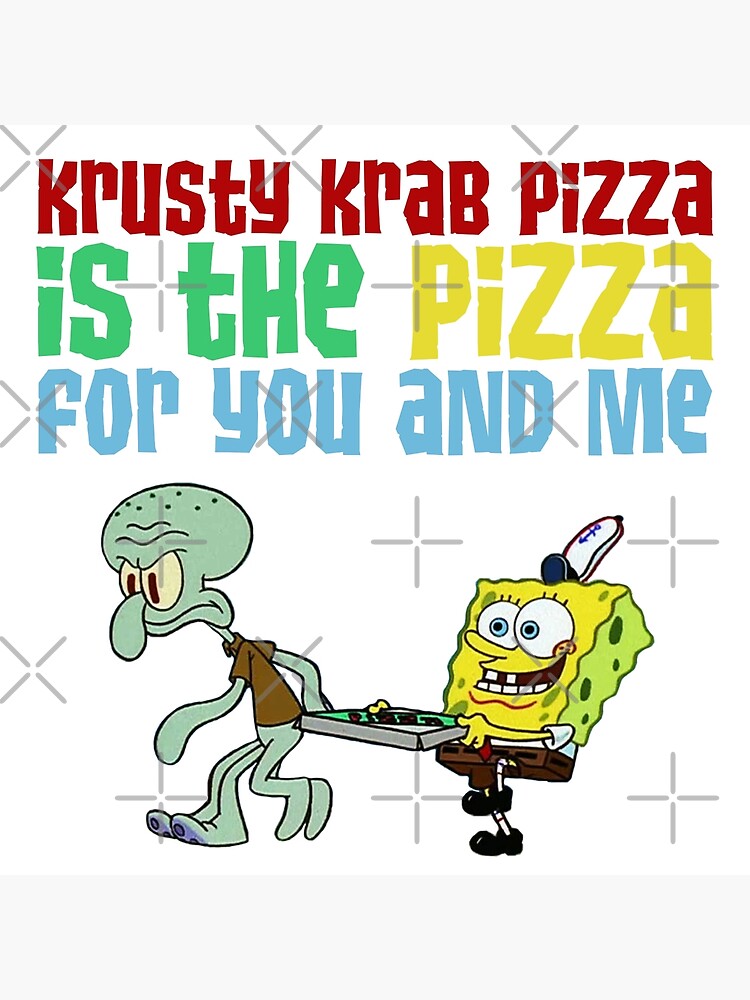"Krusty Krab Pizza" Canvas Print by ibshelbys | Redbubble