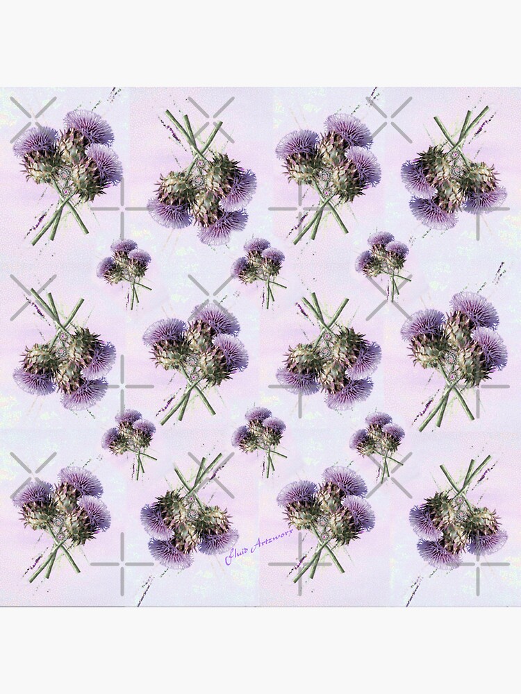"Thistle Patch" Sticker for Sale by DebsFluidArtz | Redbubble