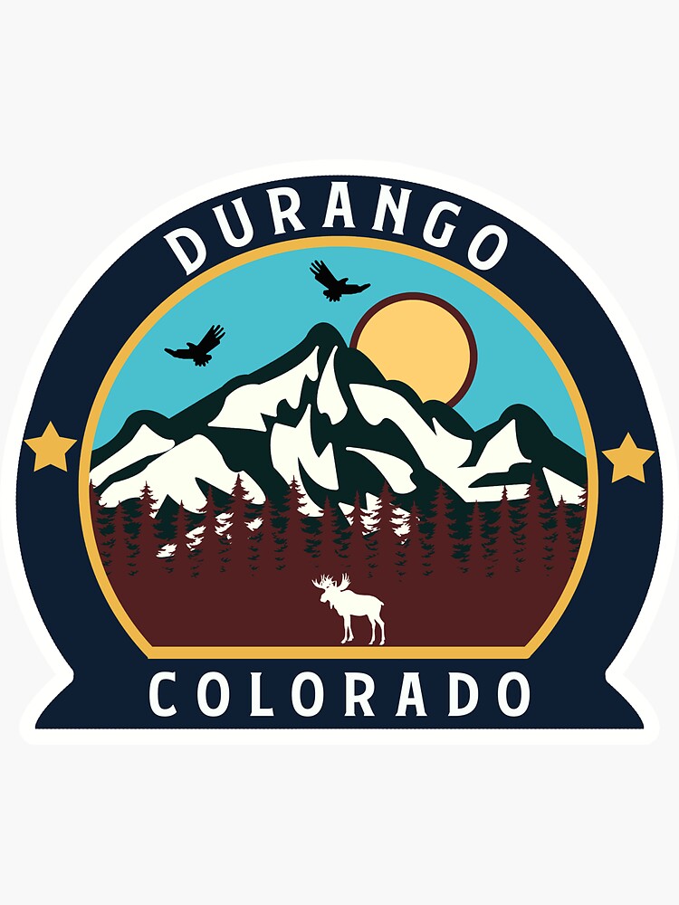 "Durango Colorado" Sticker for Sale by Road-tees | Redbubble