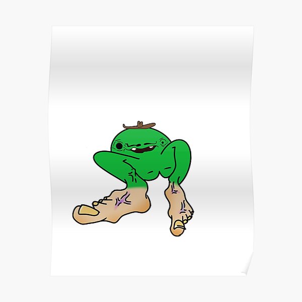 "Goofy Frog" Poster for Sale by UnholyStunk | Redbubble