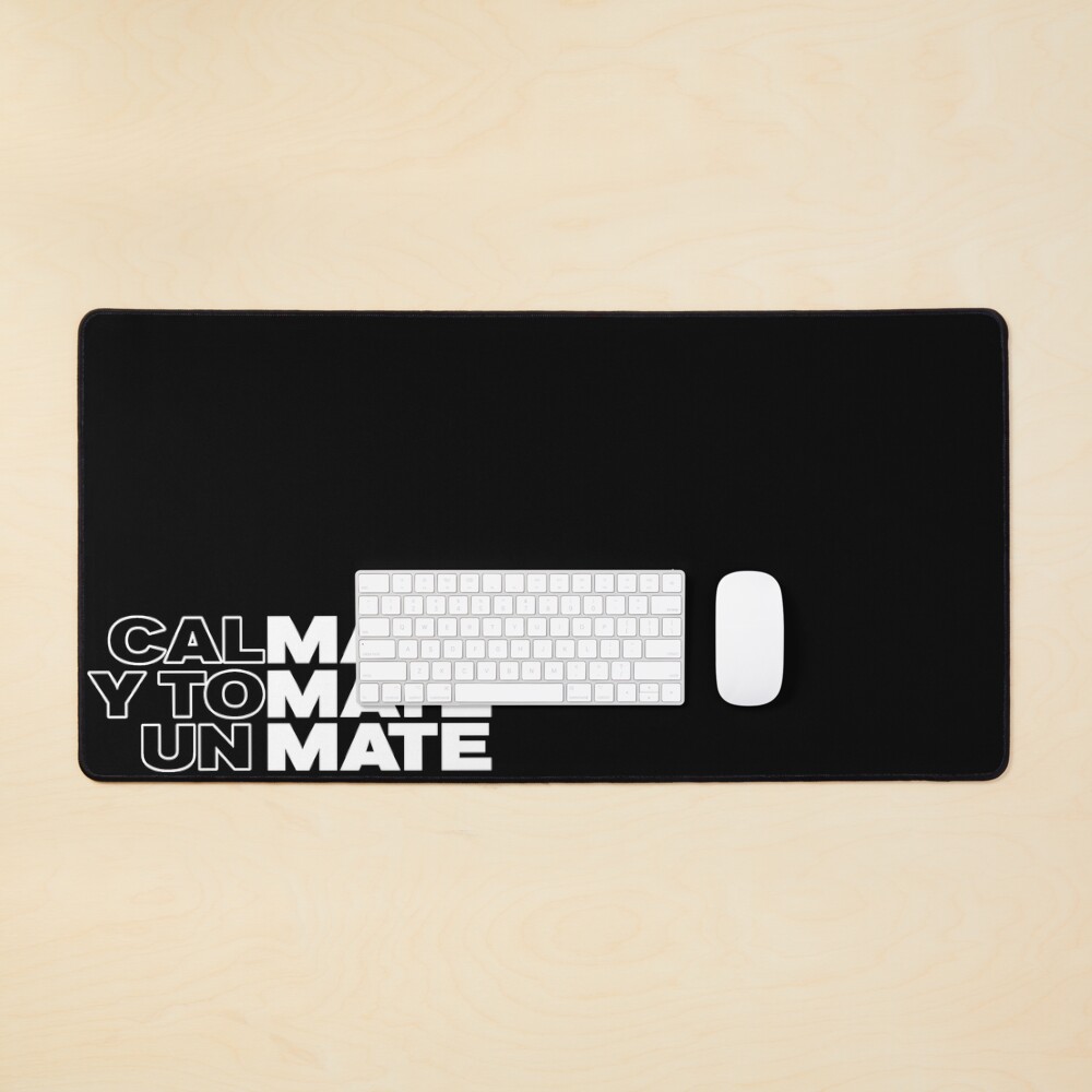 Pegatina for Sale con la obra «Calmate Y Tomate Un Mate - Yerba Lovers ...