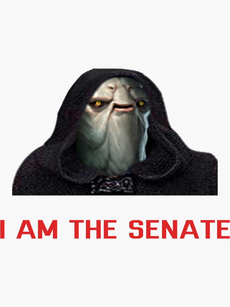 "I AM THE SENATE - Stellaris Jeff " Sticker for Sale by SonusCromaa ...