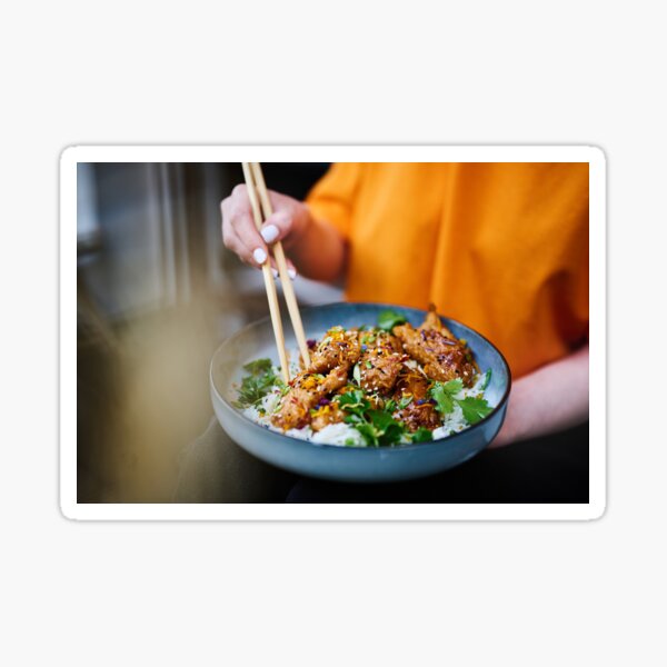 "CHICKEN RICE" Sticker for Sale by BE-FOCUS | Redbubble