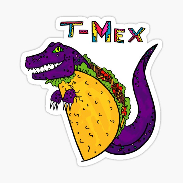 "T-Mex" Sticker for Sale by MickeyLaLa | Redbubble