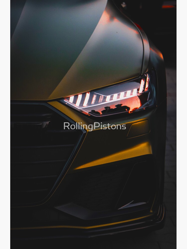 "Audi RS7 Eye" Sticker for Sale by RollingPistons | Redbubble