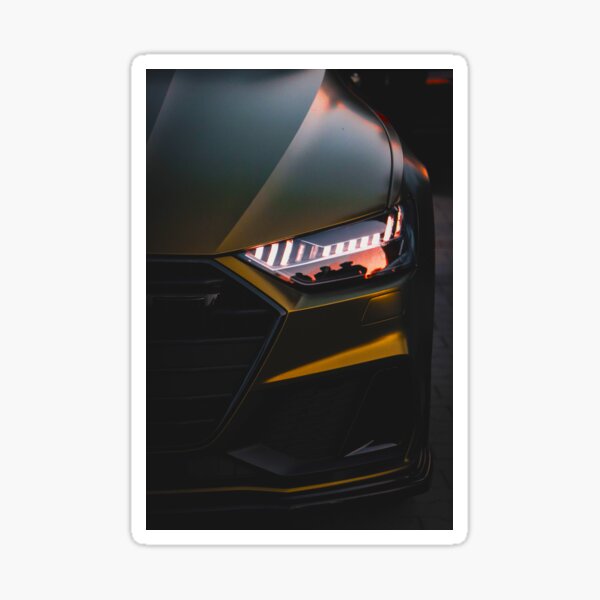 "Audi RS7 Eye" Sticker for Sale by RollingPistons | Redbubble