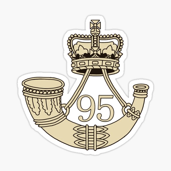 "Napoleonic British flag of the 95th Rifles" Sticker for Sale by ...