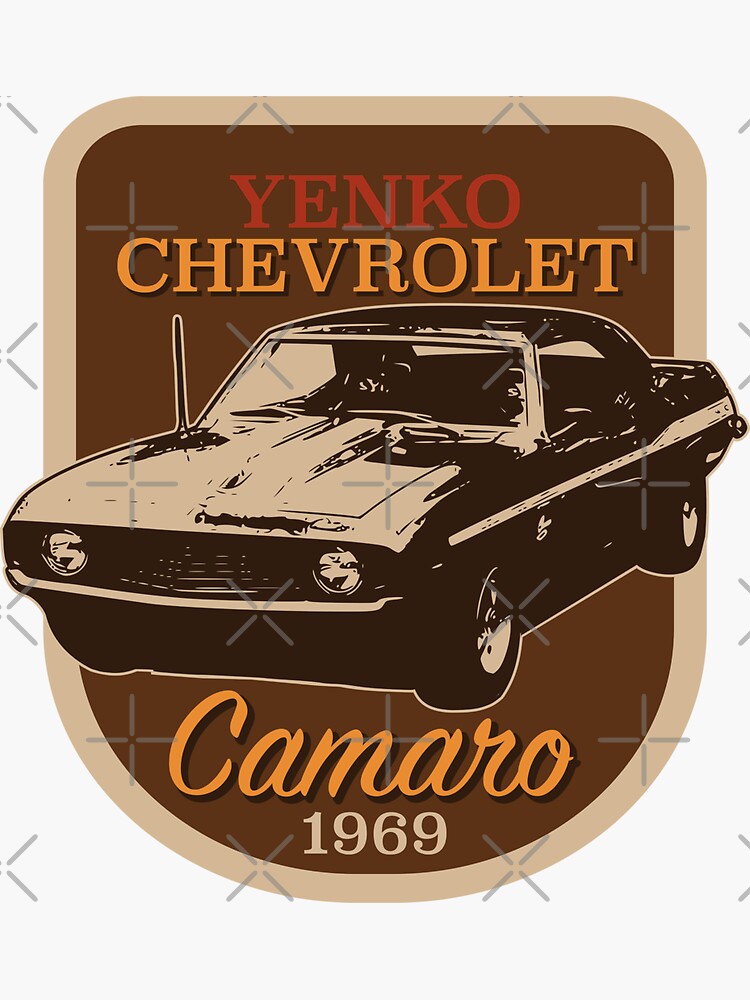 "1969 Yenko Chevrolet Camaro" Sticker for Sale by DiabloLavori | Redbubble