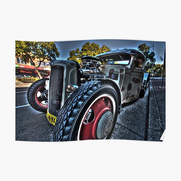 "Rat Rod." Poster by Ian17 | Redbubble
