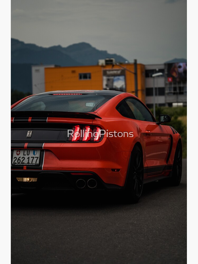 "Shelby GT500 Rear" Sticker for Sale by RollingPistons | Redbubble