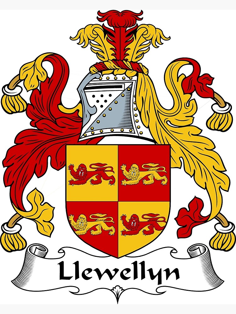 "Llewellyn (Wales)" Poster for Sale by HaroldHeraldry | Redbubble