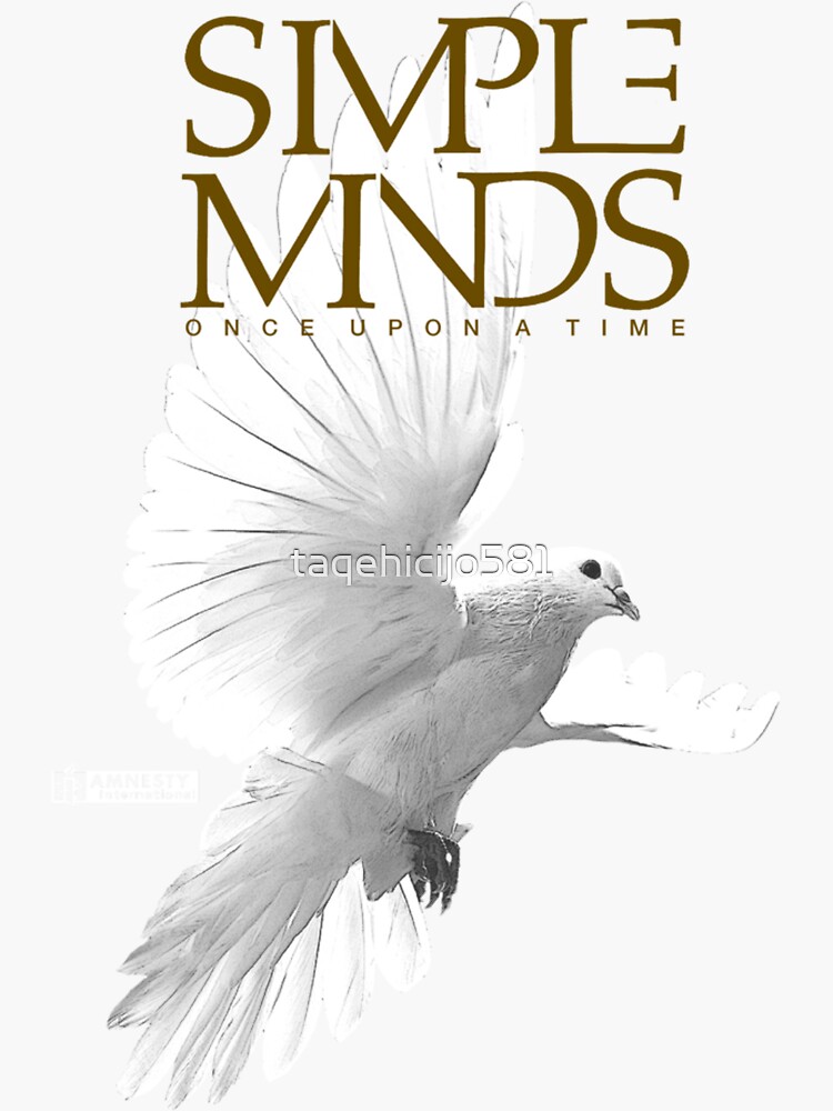 "Simple Minds Vintage Retro Style 80s Tour 001" Sticker for Sale by ...