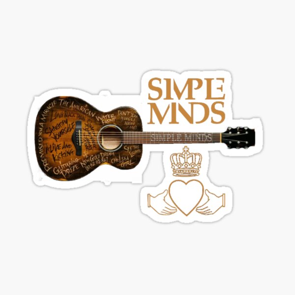 "Simple Minds Vintage Retro Style 80s Tour 002" Sticker for Sale by ...