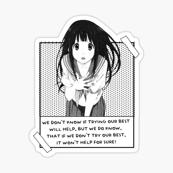 Hyouka Merch & Gifts for Sale | Redbubble