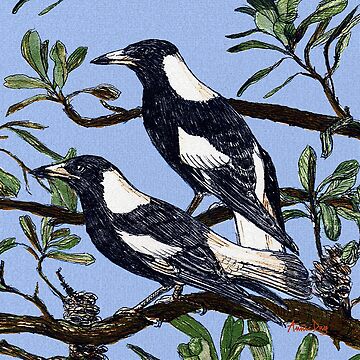 "Two Magpies" Kids T-Shirt for Sale by printsisters | Redbubble