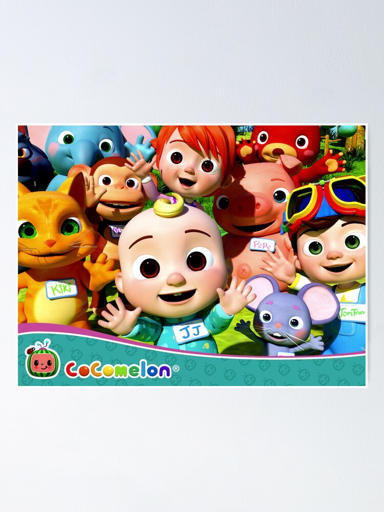 Poster « Cocomelon Comptines », par YJIu6o4ky | Redbubble