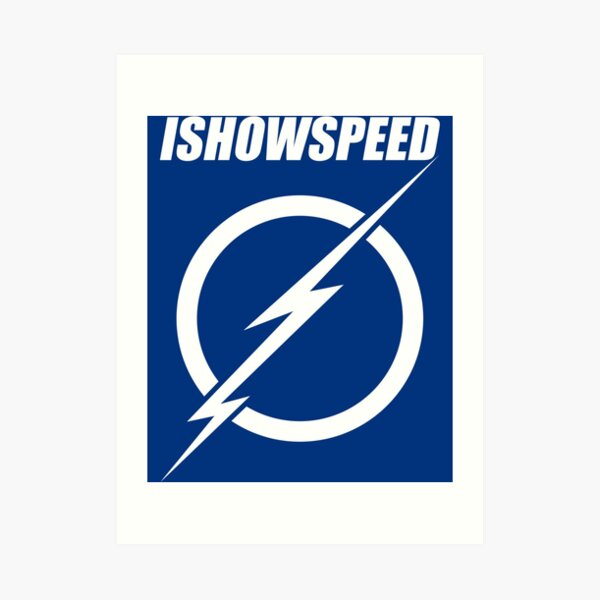 "Ishowspeed Merch Is How Speed Logo " Art Print for Sale by ...