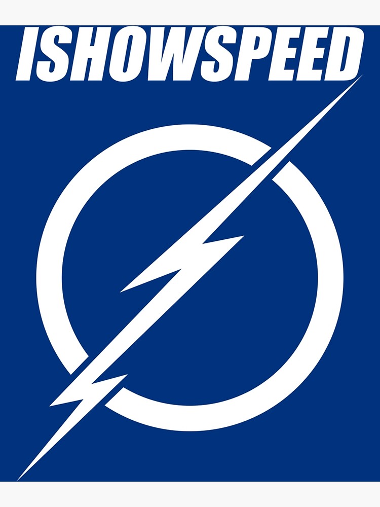 "Ishowspeed Merch Is How Speed Logo " Art Print for Sale by ...
