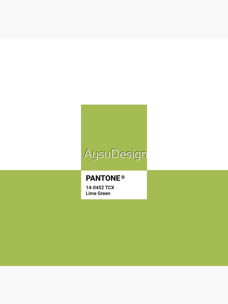 "Pantone 14-0452 TCX Lime Green" Poster for Sale by AysuDesign | Redbubble