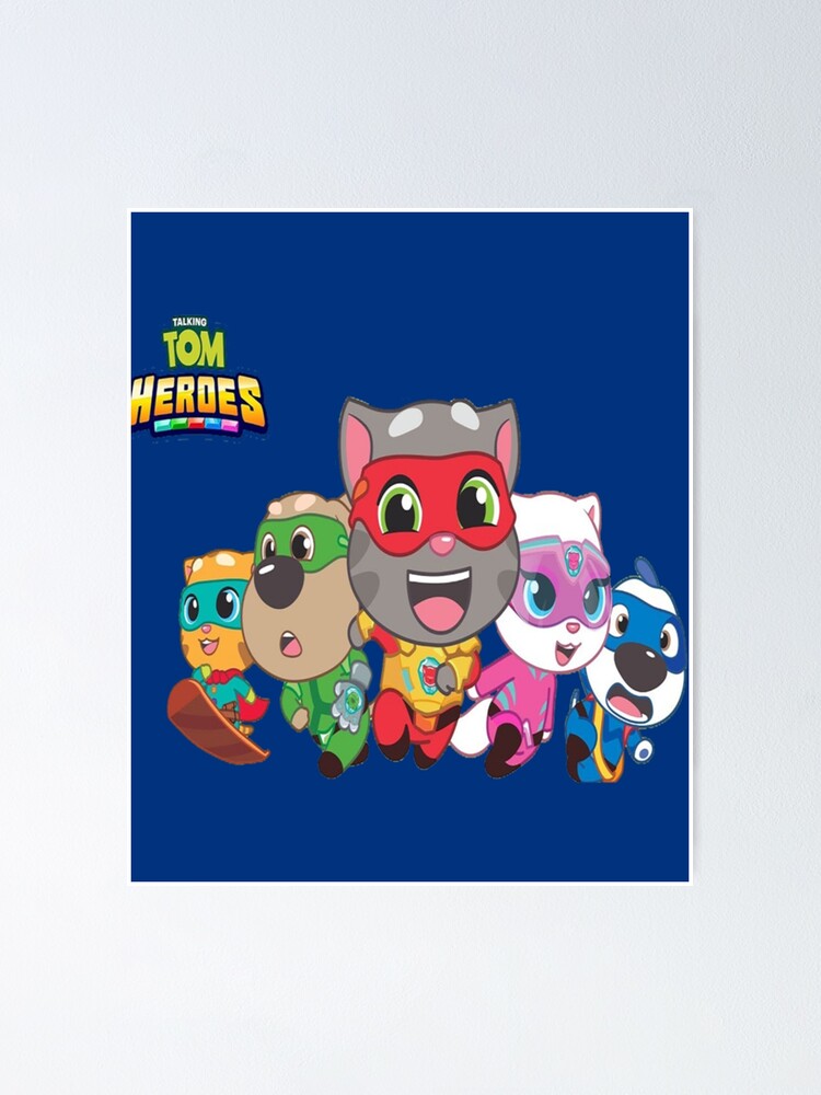 "Talking tom and friends " Poster for Sale by BeautyLaneMerch | Redbubble