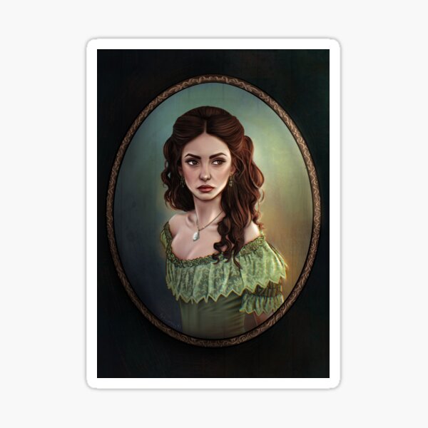 "Katherine Pierce Portrait" Sticker for Sale by ArtworkByTi | Redbubble