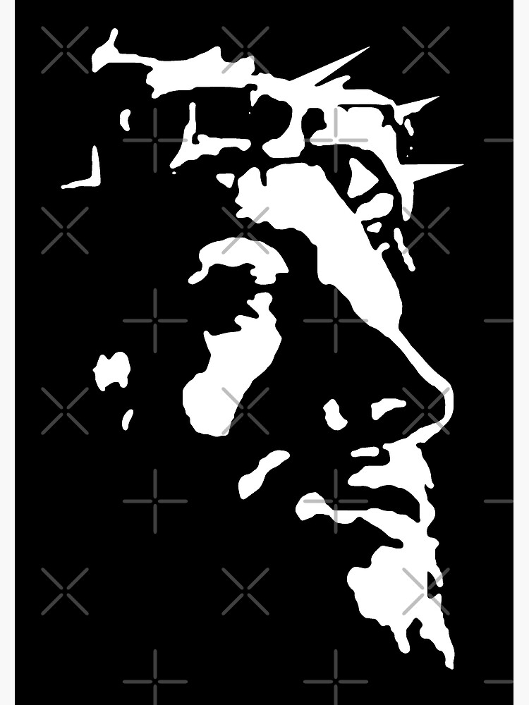 Black Jesus Christ Stencil