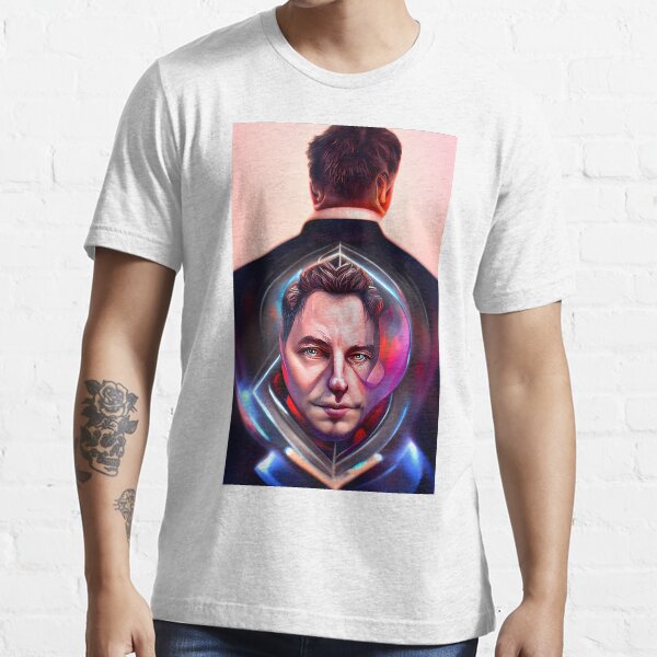"Elon Musk behind his back | AI generated art" T-shirt for Sale by ...
