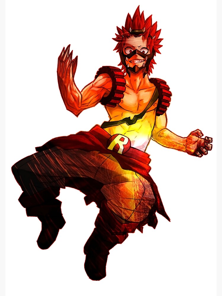 "Eijiro Kirishima My Hero Academia Artistic Drawing" Art Print for Sale ...