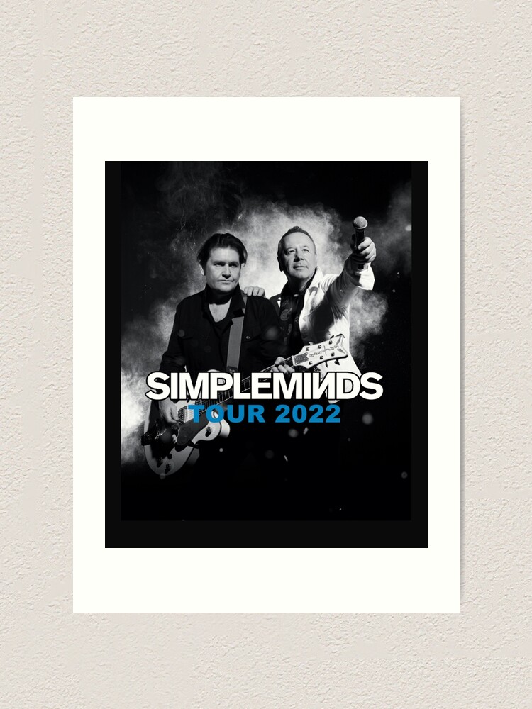 "Simple Minds Vintage Retro Style 80s Tour 009" Art Print for Sale by ...