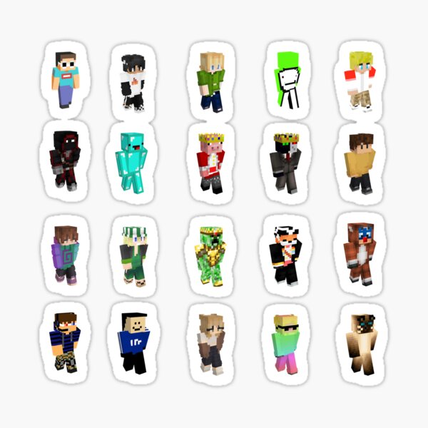 "20 Sticker Pack Dream SMP Extra Large Available" Sticker for Sale by ...