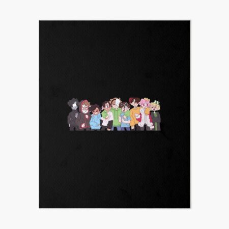 "dream smp all members ,dream team smp pack" Art Board Print by ...