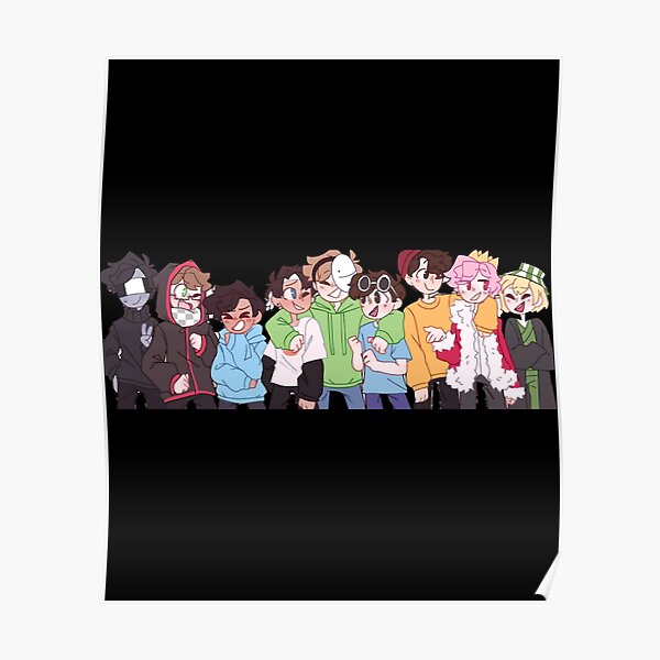 "dream smp all members ,dream team smp pack" Poster for Sale by ...