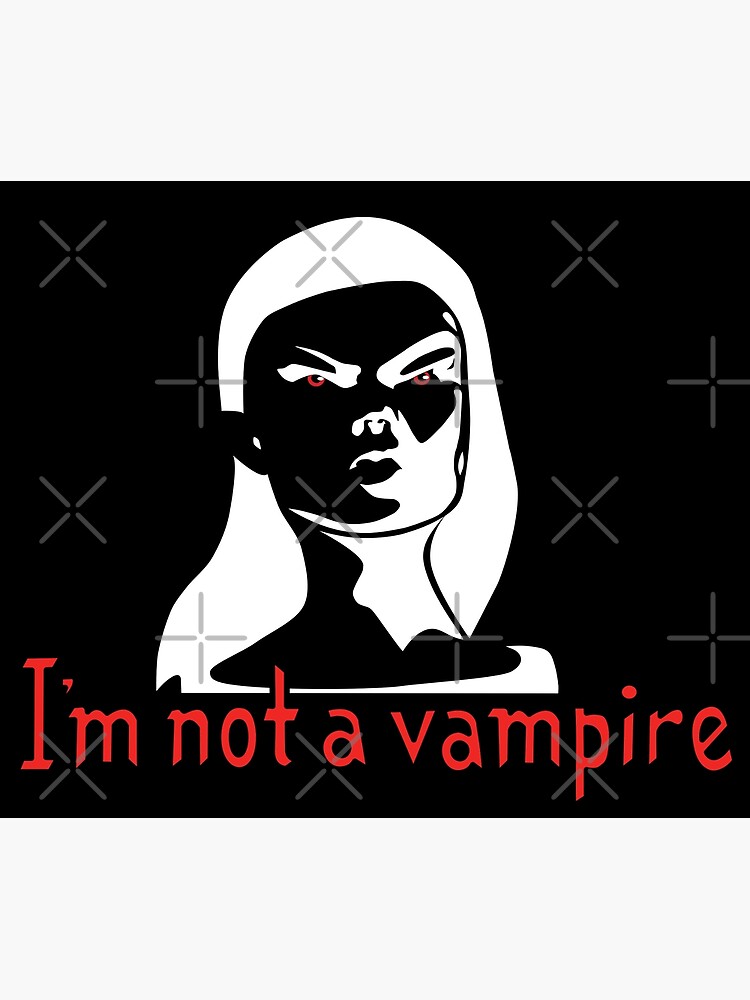 "Female Vampire (White)" Poster for Sale by the-pathfinder | Redbubble