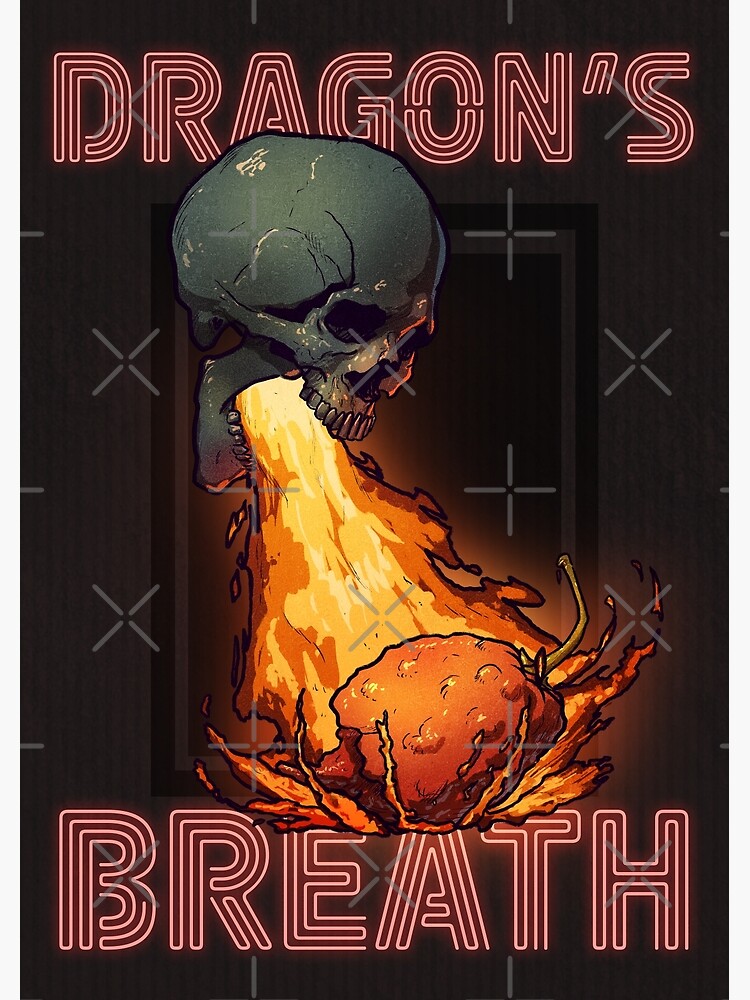 "Spicy Dragon's Breath Pepper" Poster for Sale by OssuanArt | Redbubble