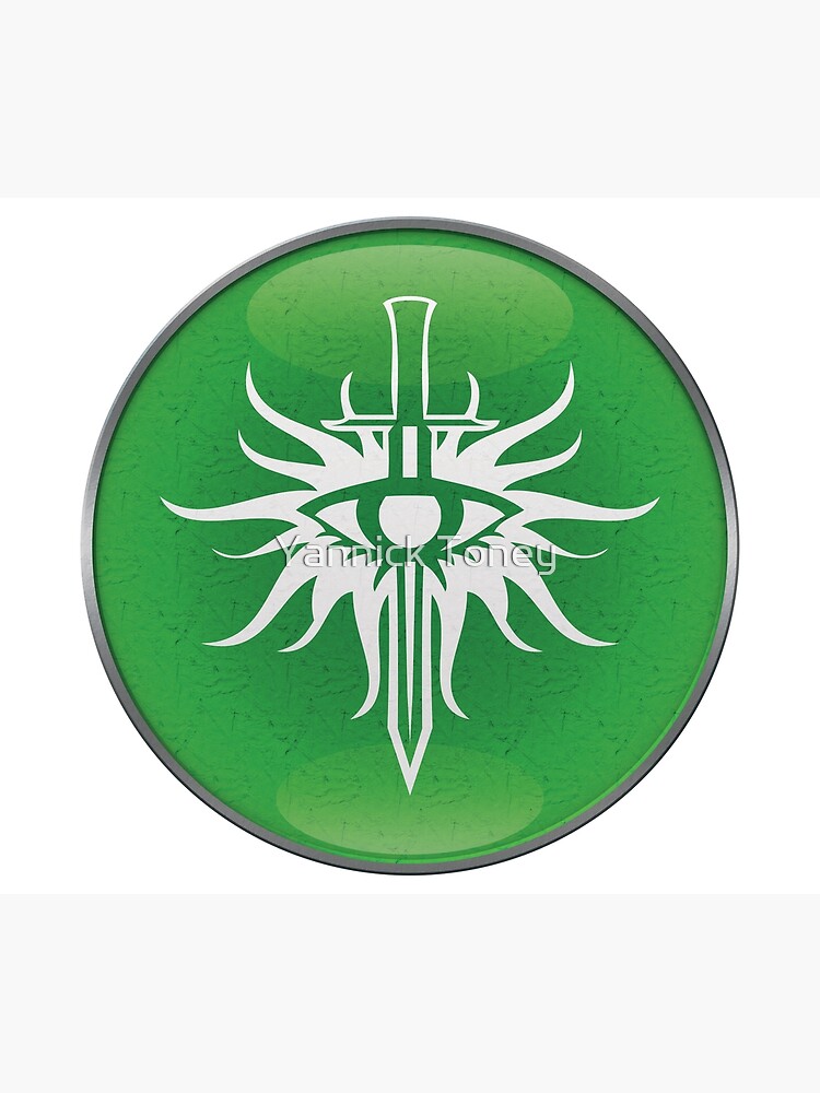 "Inquisition Pendant - Dragon Age Art" Poster for Sale by YTBooks ...