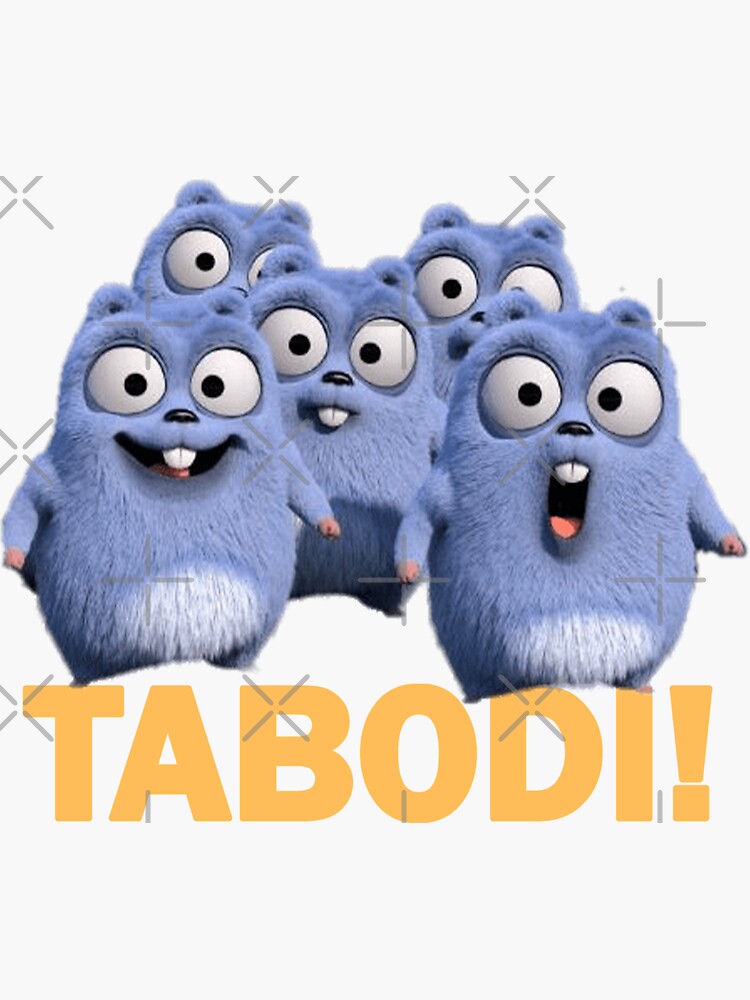 "Happy Lemmings Tabodi and Grizzy" Sticker for Sale by NEWTRINOS ...