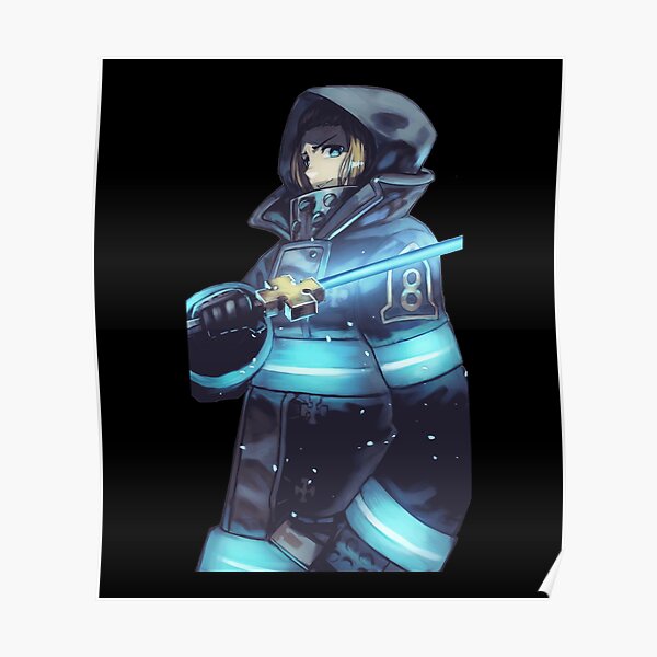"Arthur Boyle - Fire Force" Poster for Sale by LittleDelta | Redbubble