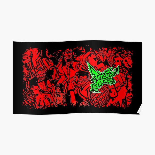 "Jet Set Radio Future Merch" Poster for Sale by xxXVintageXxx | Redbubble