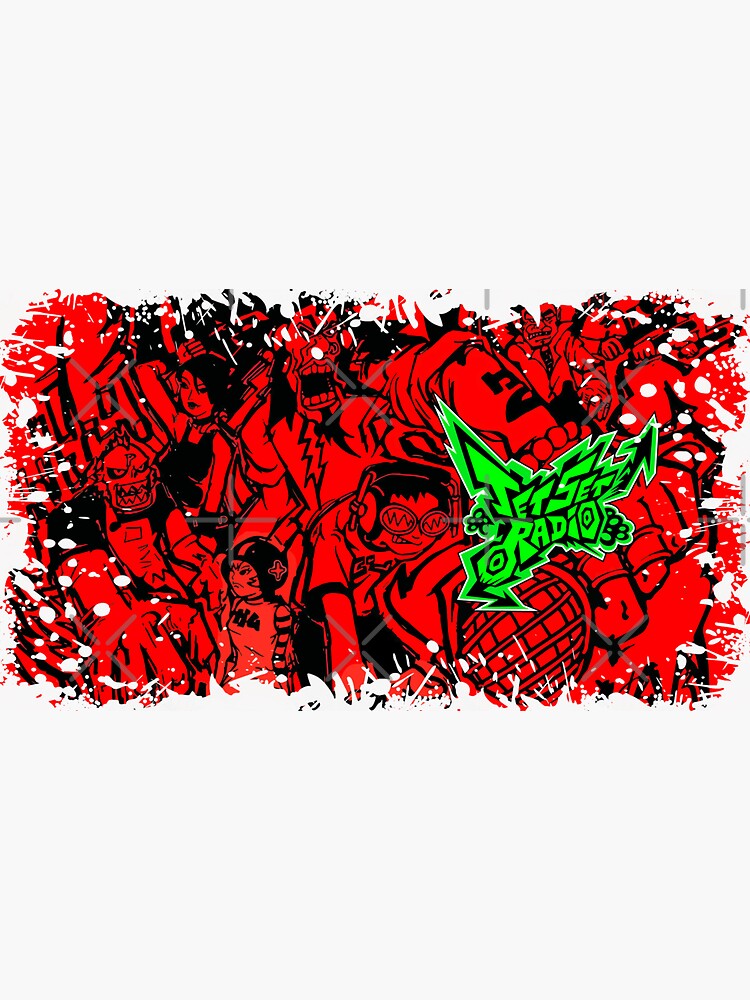 "Jet Set Radio Future Merch" Sticker for Sale by xxXVintageXxx | Redbubble