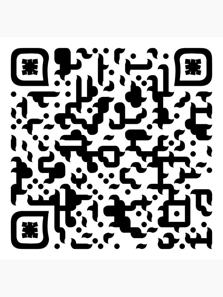 "qr code for having funny things" Poster for Sale by Umidakhon | Redbubble