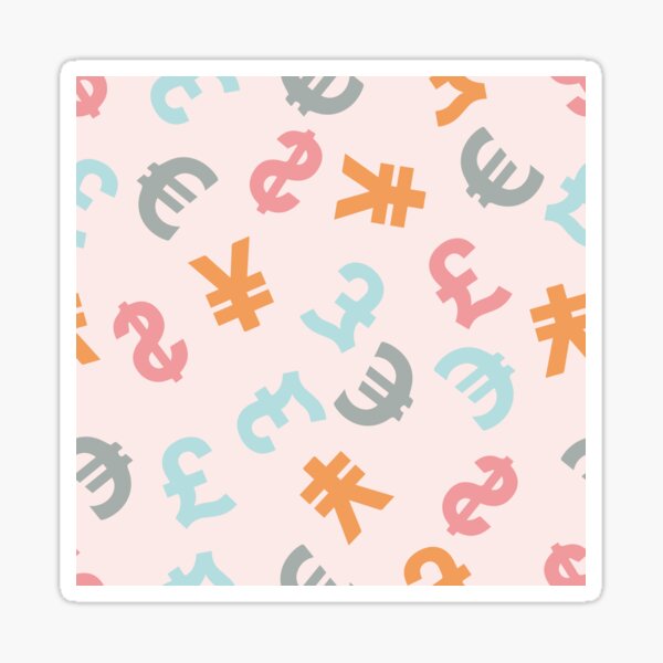 "Currency Symbols" Sticker for Sale by Farijazz | Redbubble