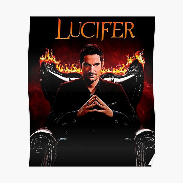 "LUCIFER" Poster for Sale by marwaneforshop | Redbubble