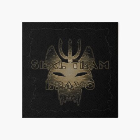 " BLACK GOLD BRAVO SEAL TEAM" Art Board Print for Sale by ...