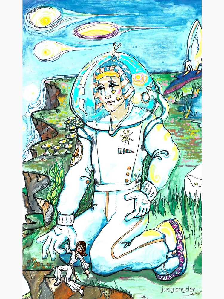 "A Star Man with Cuneiform insignia on his Space-Suite" Sticker by ...