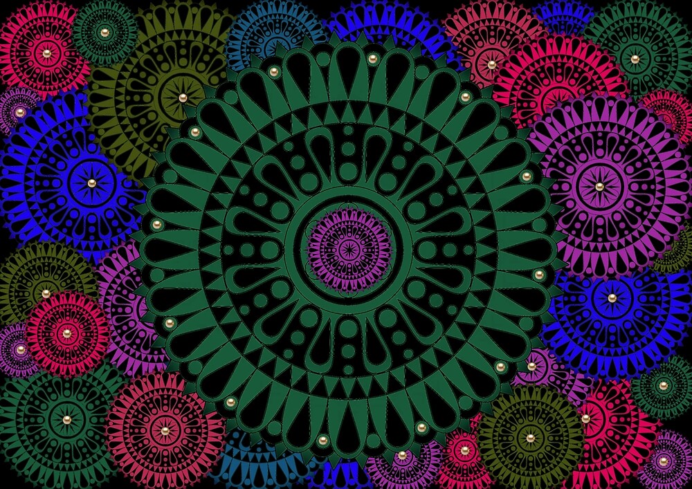 "Tessellation Abstractica Mosaic 11" by BURPdesigns | Redbubble